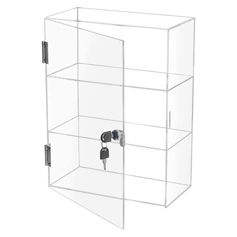 Buy Choowin 3 Shelf Clear Acrylic Display Case With Lock Locking