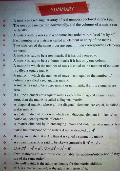 Basic Science Education Elementary Matrix Operations Row And Column