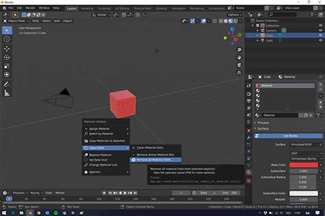 how deleting all materials and material slots materials and textures