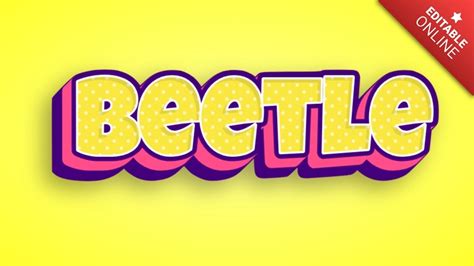 Beetle Text Effect Generator Beetle Text Effect Generator
