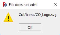 Error On Startup CQ Logo Svg Does Not Exists Issue CadQuery Cadquery Freecad Workbench