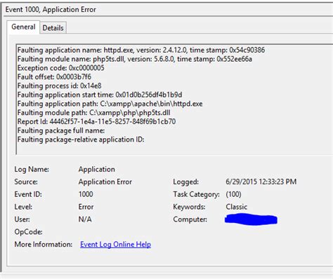 Php Xampp V321 Apache Crashes When I Try To Add Variables To A Session Stack Overflow
