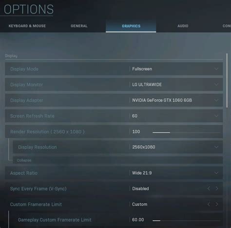 How To Increase FPS In CoD Modern Warfare And Warzone Video Settings Esports Tales