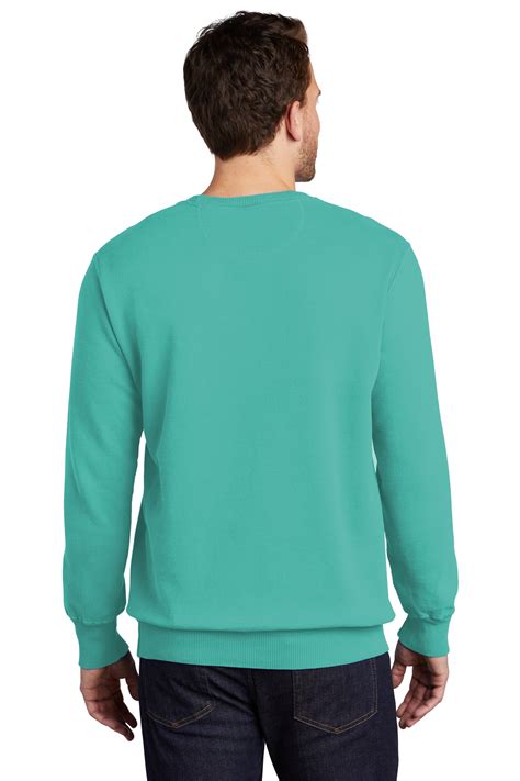 Port And Co Beach Wash Garment Dyed Crewneck Sweatshirt Product Port