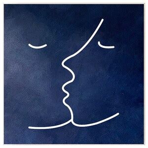 Navy Blue Painting Abstract Painting On Canvas Original Painting On Canvas Square Navy Blue