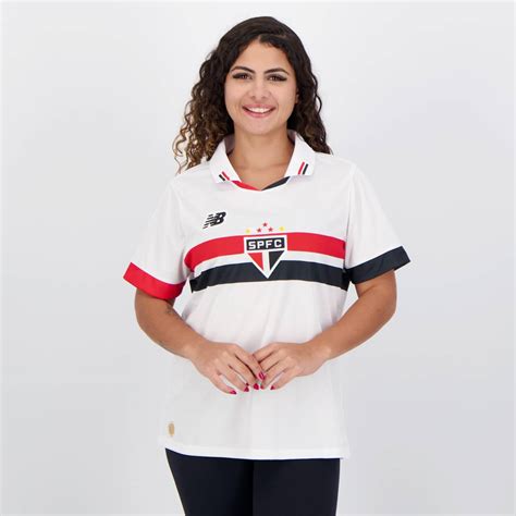 Camisa New Balance São Paulo I 2024 Feminina Futfanatics