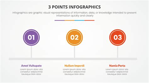 3 포인트 또는 스테이지 3 포인트 목록이있는 슬라이드 프리젠 테이션을위한 올바른 방향 및 타임 라인 스타일의 인포 그래픽 개념 0명에 대한 스톡 벡터 아트 및 기타 이미지