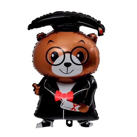 Фолиев балон мече с абсолвентска шапка за дипломиране