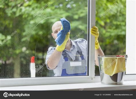 Repairman Fixing Window Frame Stock Photo By Billiondigital 161290960