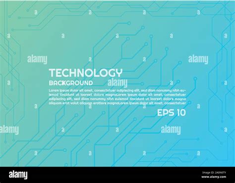 Technology Background Light Line Node Style Modern Gradient Colorful