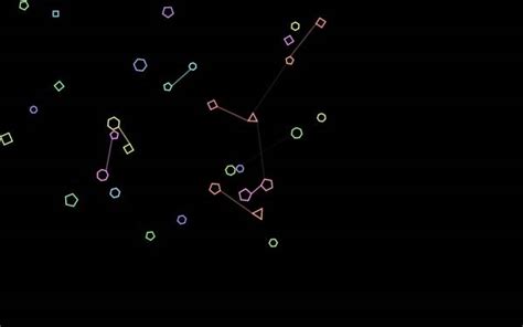 Html5 Canvas线性多边形背景动画特效