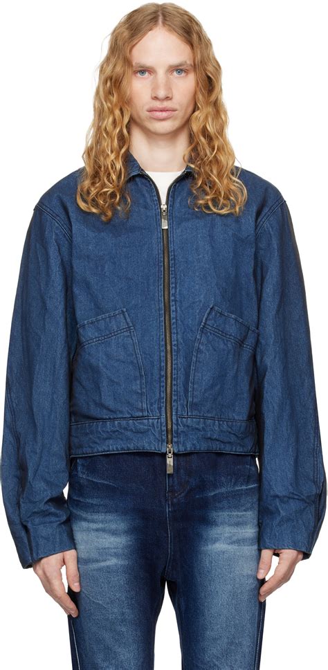 Ader Error Blue Product 25 Denim Jacket Ader Error