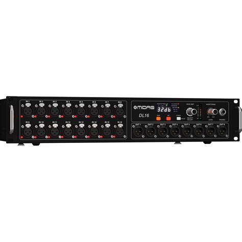 Midas DL16 16 Input 8 Output Stage Box With 16 Midas DL16