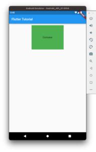 Flutter Container Widget Tutorial