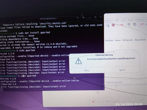 Ssd Not Recognized After Ubuntu Installation Was Halted Ask Ubuntu