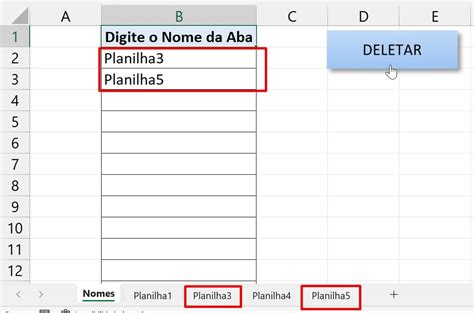 Planilha para Deletar Abas Específicas do Excel com VBA Ninja do Excel