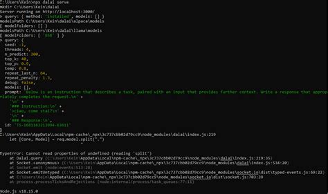 Problem Model Query Prompt Stop Models · Issue 381 · Cocktailpeanutdalai