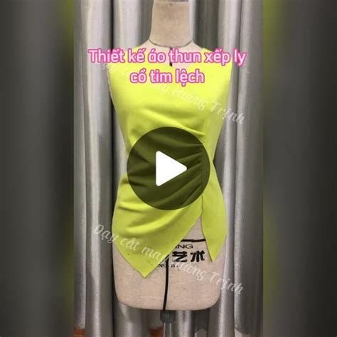 2519 Likes 44 Comments “thiết Kế áo Thun Xếp Ly Cổ Tim Lệch