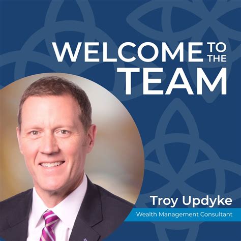 Were Delighted To Welcome Troy U As Our Newest Wealth Management