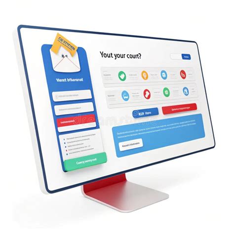 D Web Popup Isolated On Transparent Background Stock Illustration Illustration Of Online