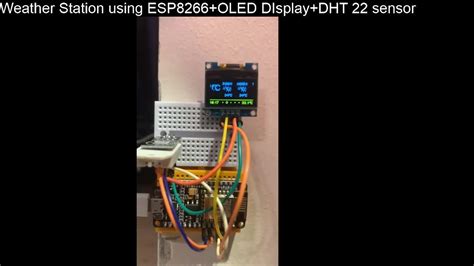 vivek shanker on linkedin weather station using esp8266 oled display