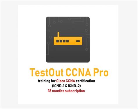 Cisco CCNA Training TestOut CCNA Pro VoucherPlex