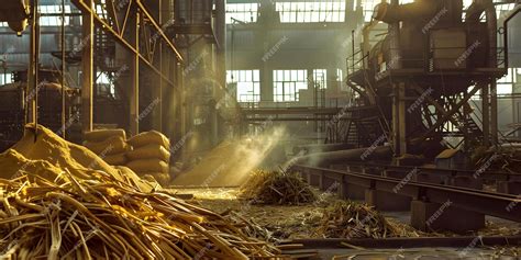 Premium Photo Maximizing Sugar Cane Processing Efficiency In A