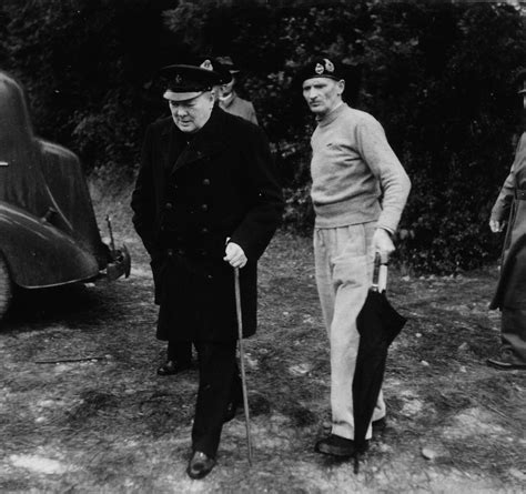 Churchill Visits Montgomerys Headquarters