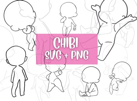 Chibi Svg Png Chibi Poses Anime Svg Chibi Anime Svg Chibi Anime Figure Chibi Outline