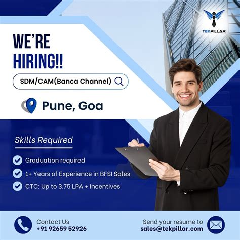 Tekpillar® On Linkedin Position Location Requirements Jobdescription Sales Marketing