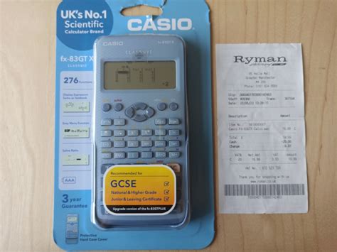 Casio Scientific Calculator Fx 83 Gtx Hobbies And Toys Stationery And Craft Stationery And School