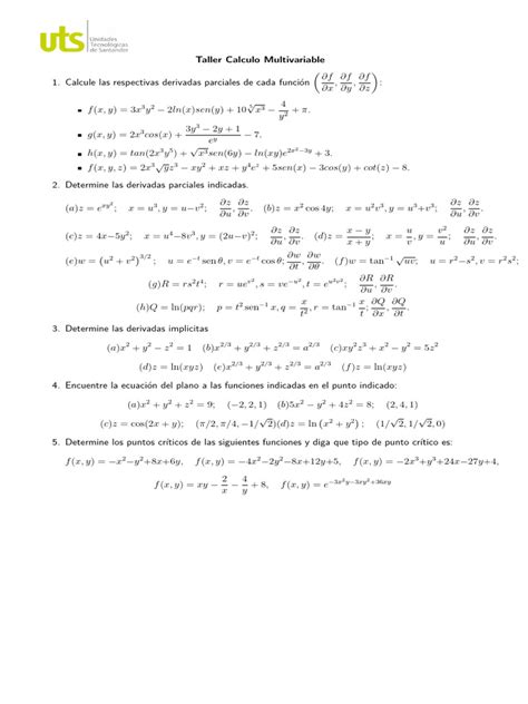 Cálculo Multivariable Pdf