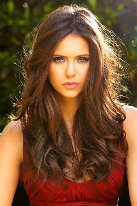 Nina Dobrev Dark Hair Color