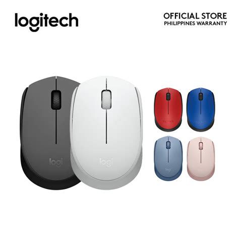 Logitech M171 1000 DPI Plug Play 2 4 GHz With USB Nano Receiver Wireless Mouse Shopee
