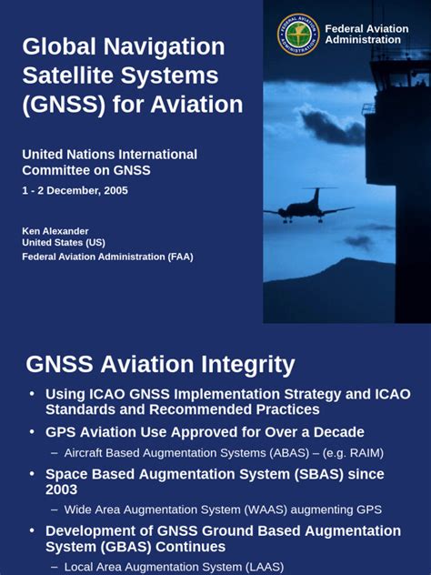 Global Navigation Satellite Systems Pdf Navigation Aviation