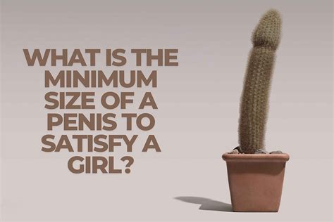 What Is The Minimum Size Of A Penis To Satisfy A Girl
