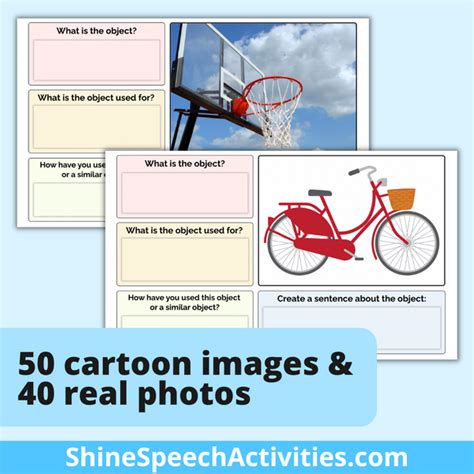 Object Functions Shine Speech Activities