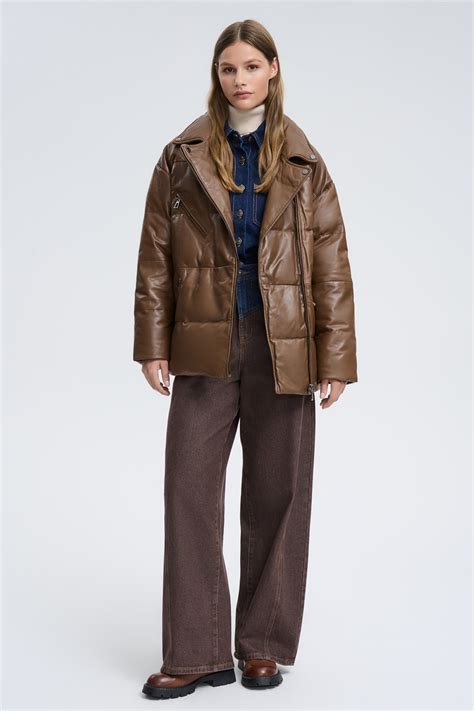 Утепленная кожаная куртка Снежная королева collection 724335003 цены в ...