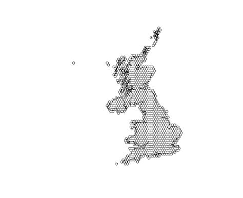 Mapping Creating A Hexagonal Map From A Shapefile In R Stack Overflow