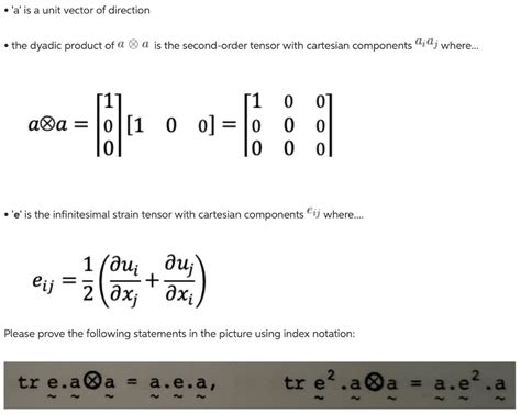 A Is A Unit Vector Of Direction The Dyadic Product