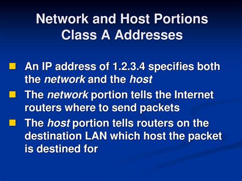 Binary Lesson 4 Classful Ip Addresses Ppt Download