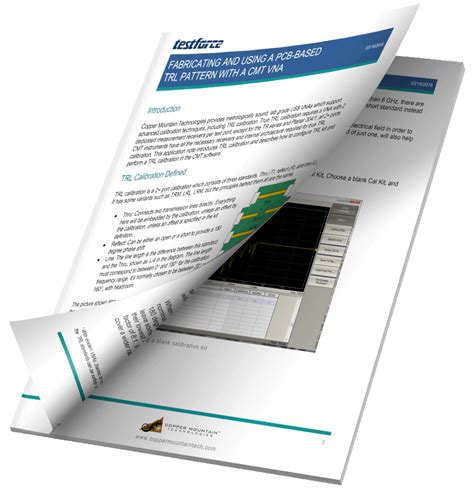 Design And Fabrication Of A Trl Calibration Kit Testforce