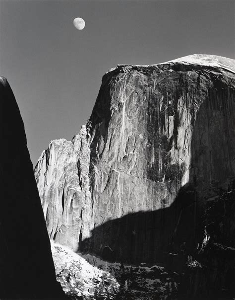 Shop Moon And Half Dome Print By Ansel Adams The Ansel Adams Gallery