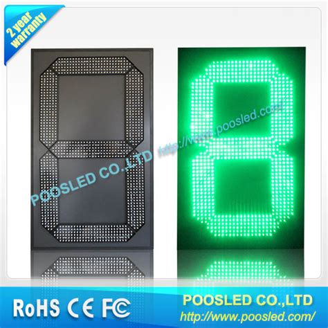 LED Electric Traffic Light Countdown Timer Segment Digit Display Segment Sign China LED