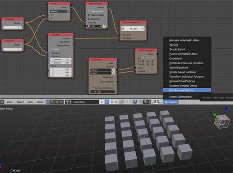animation nodes is it possible to instance nested instances blender