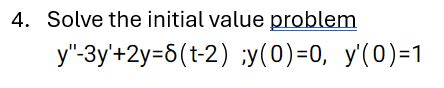 Solved Solve The Initial Value Chegg Com