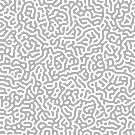 Monochrome Reaction Diffusion Organic Turing Pattern Background