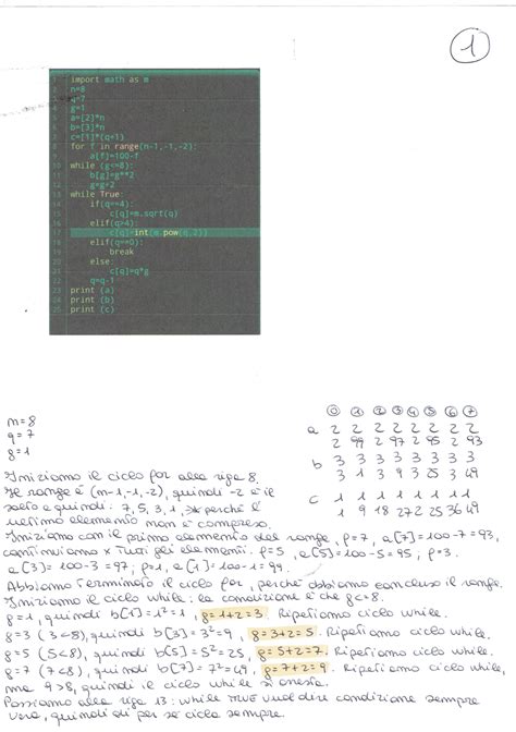 python esercizi informatica docsity