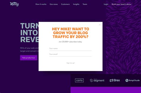 Creating An Exit Intent Modal Experience Mutiny