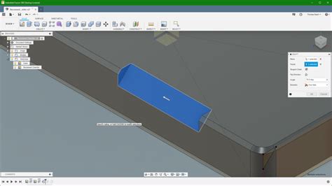 Fusion 360 Patterns Recessed Chamfer Thomas Baart